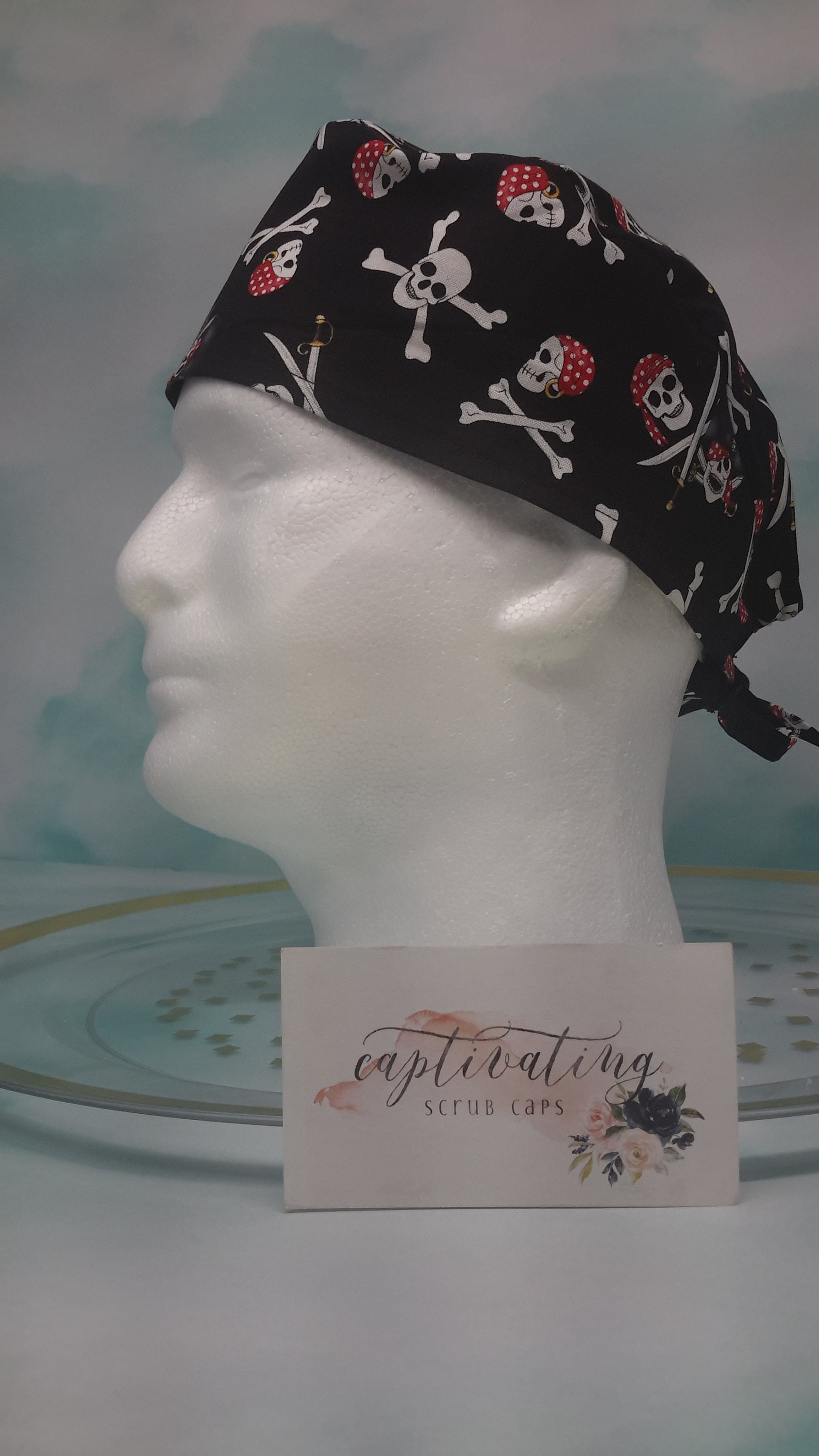 Pirate Scrub Cap Scrub Hat Surgical Scrub Hat Pediatric | Etsy