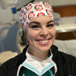 Chiefs Fan, Big Red Scrub Cap, Surgical Scrub Hat, KC, Kansas City ...