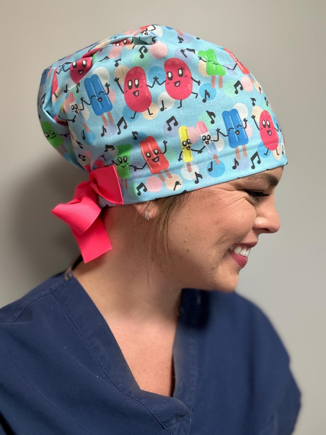 Singing Popsicles Scrub Cap: Pediatric ENT Tonsillectomy OR Hat - Etsy