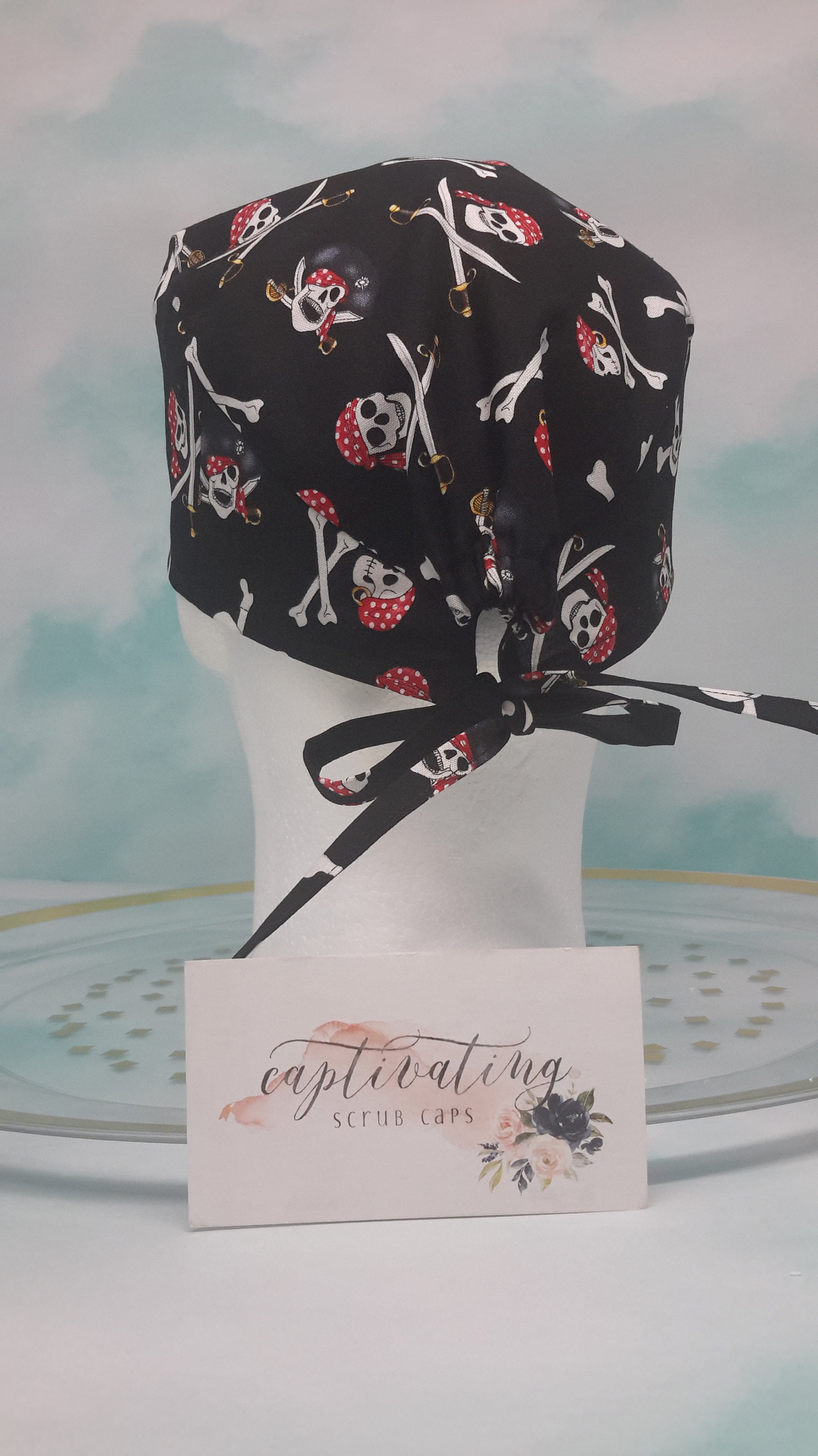 Pirate Scrub Cap Scrub Hat Surgical Scrub Hat Pediatric - Etsy
