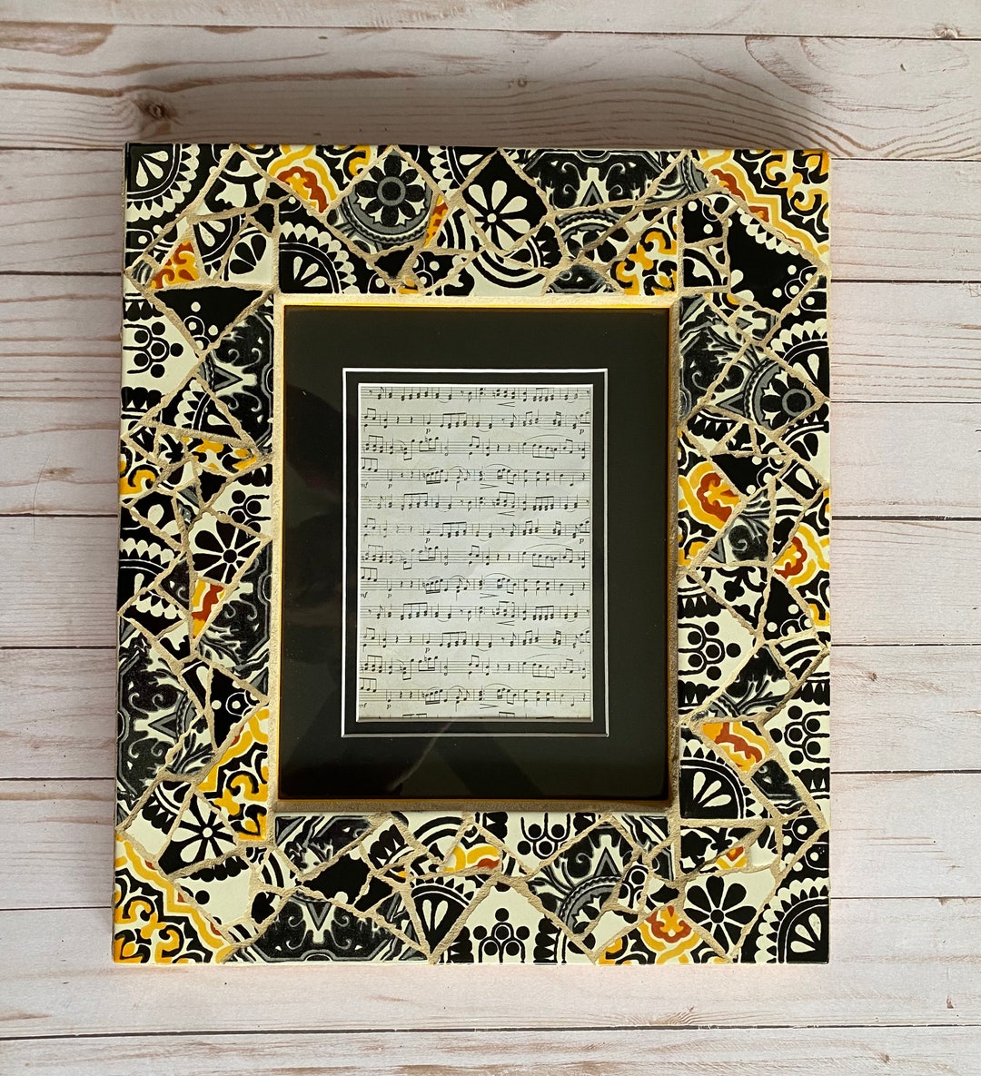 8x10 Talavera Mosaic Tile Picture Frame, Wall Art - Etsy
