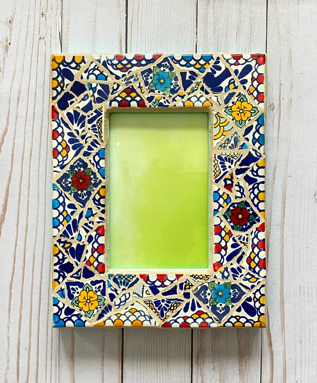 4x6 Talavera Mosaic Tile Picture Frame - Etsy