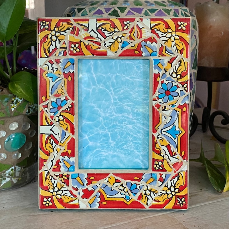 Mosaic Picture Frame - Etsy