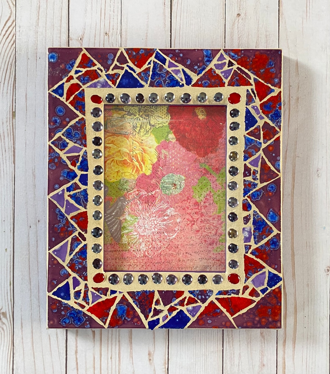 6x8 Mosaic Tile Picture Frame - Etsy