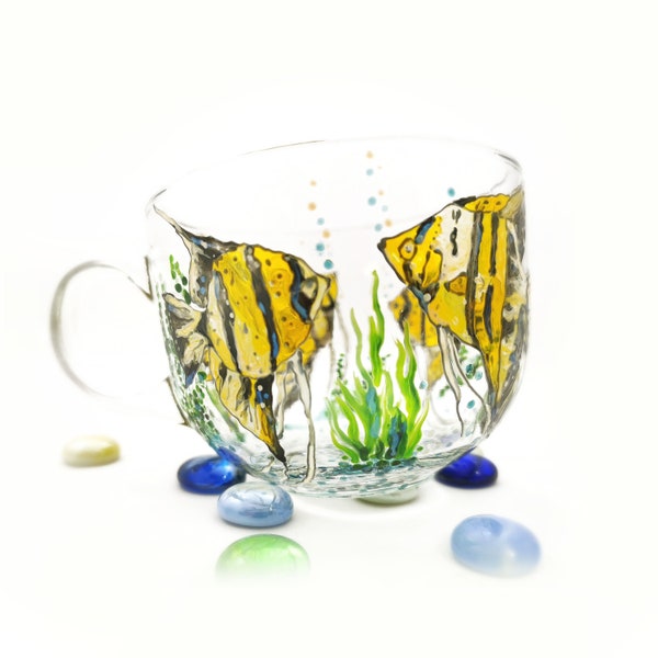 Hand Painted Tea Cup - Etsy