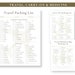 Packing List Bundle, Template, Digital Instant Printable Download - Etsy