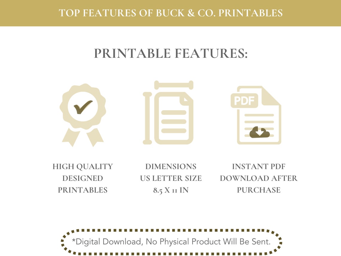 Packing List Bundle, Template, Digital Instant Printable Download - Etsy