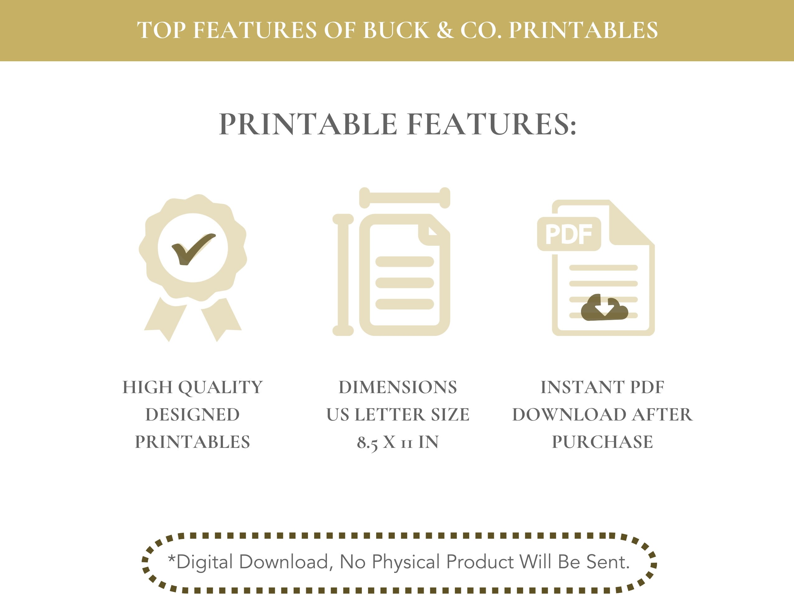 Packing List Bundle, Template, Digital Instant Printable Download - Etsy