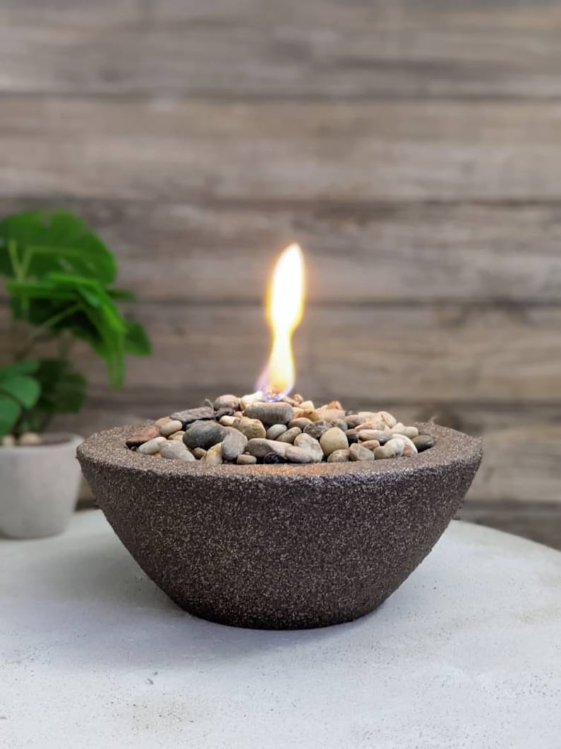 Fire Pit Table Centerpiece Trending Now Outdoor Furniture - Etsy
