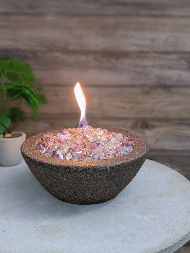 Fire Pit Table Centerpiece Trending Now Outdoor Furniture - Etsy