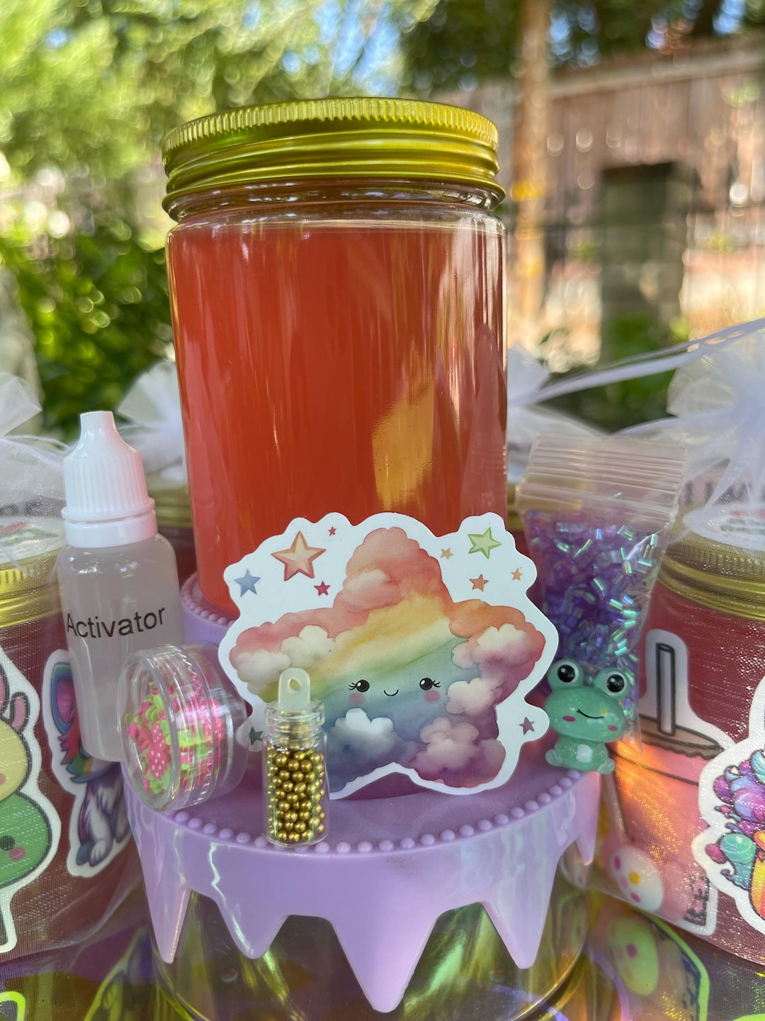 Strawberry Watermelon Slime - Sparklez Slimez To-go Kit - Quality Slime ...