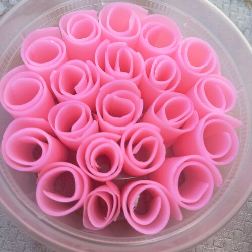 ASMR Blue Soap Set Shield Soap Roses Cubed Curls SET - Etsy