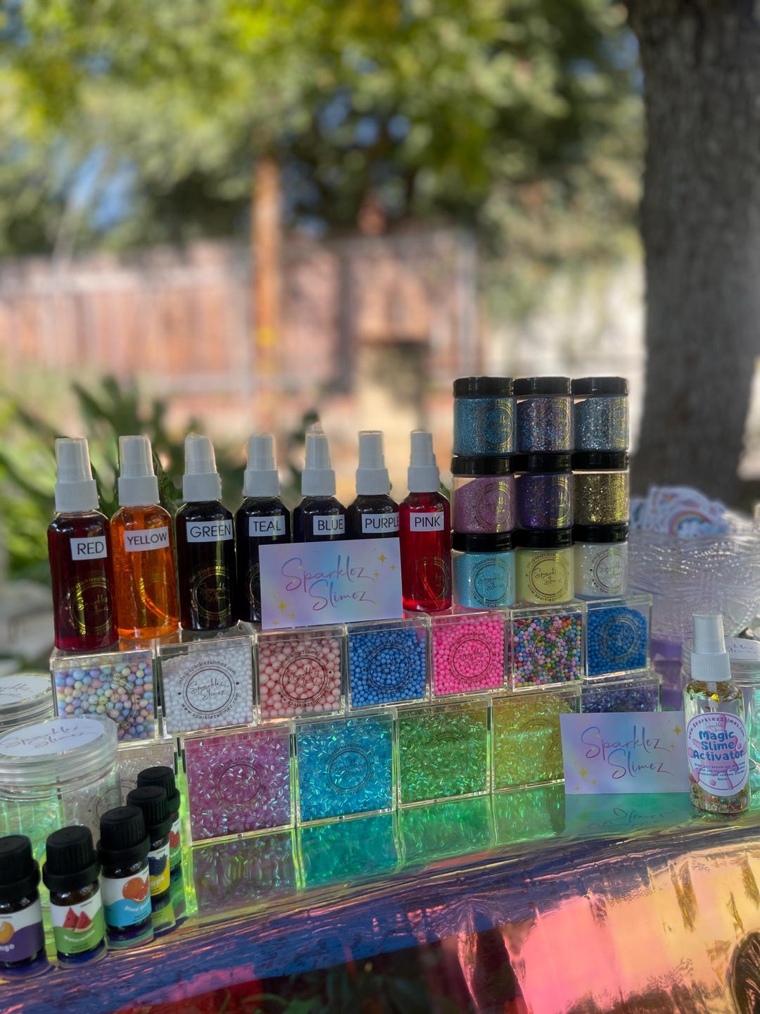 Slime Station Party Kit - Build Your Own Slime Bar Activity Bundle ...