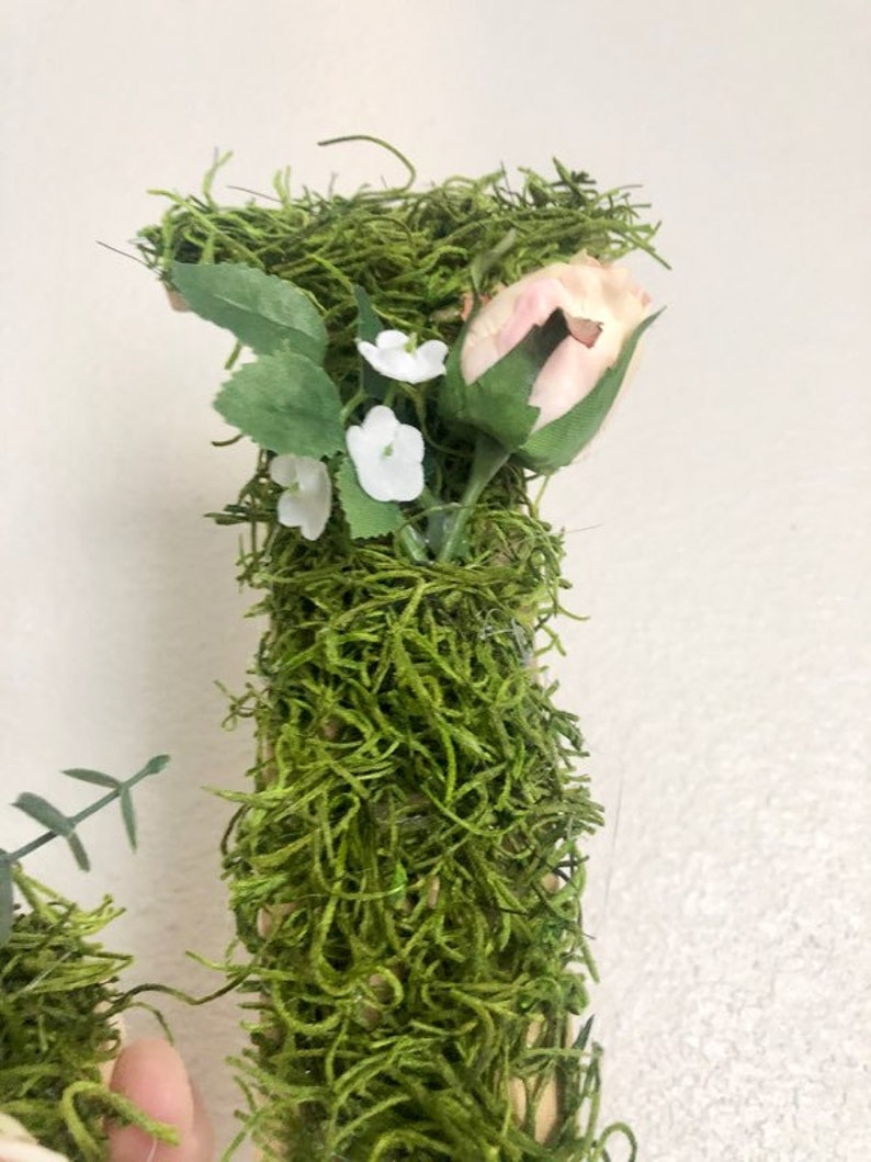 Greenery/ Floral Letter Sign - Etsy