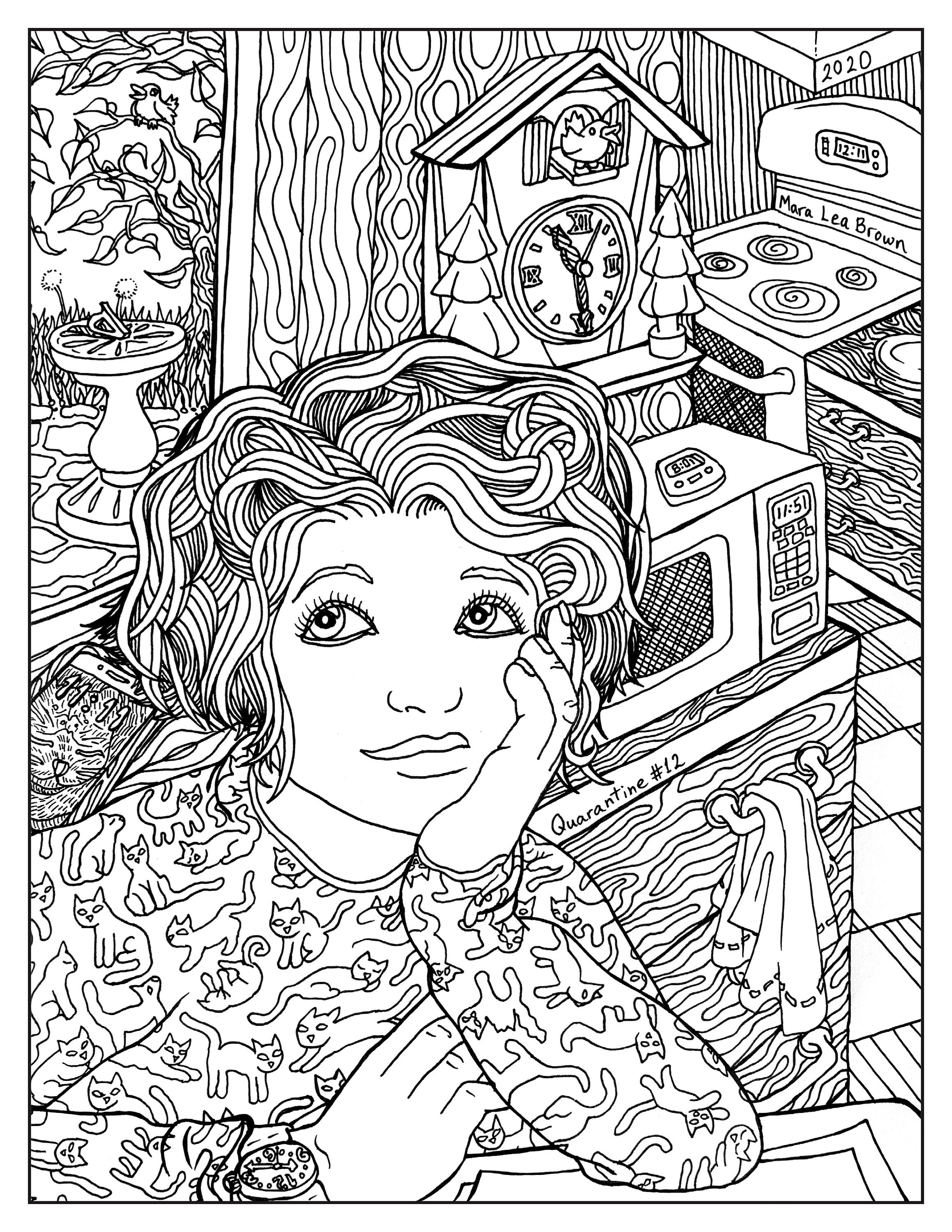 2020 Quarantine Coloring Book - Etsy UK