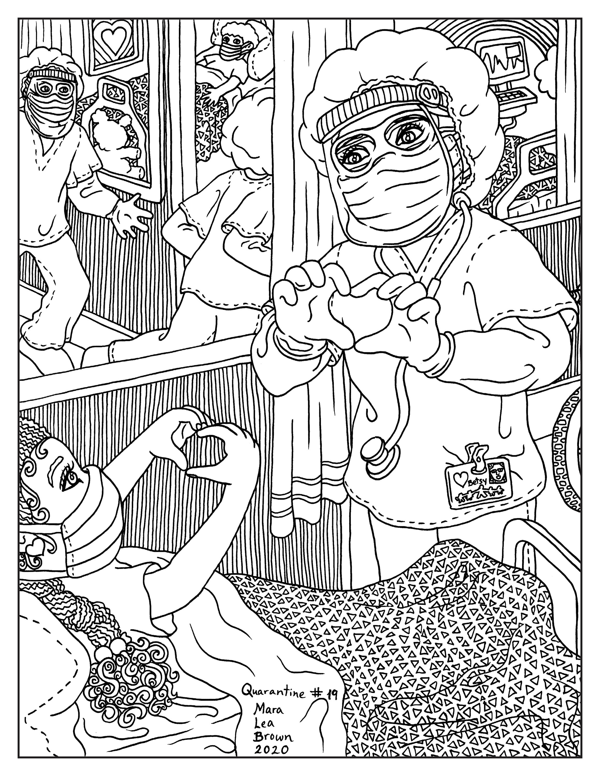 2020 Quarantine Coloring Book - Etsy UK