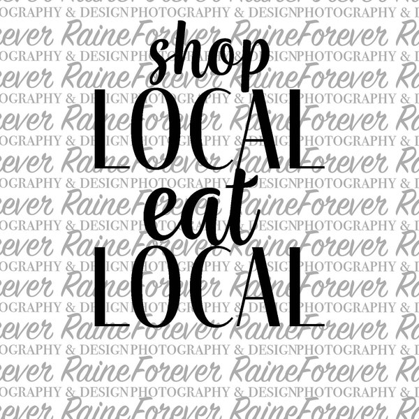 Shop Eat Local Svg - Etsy