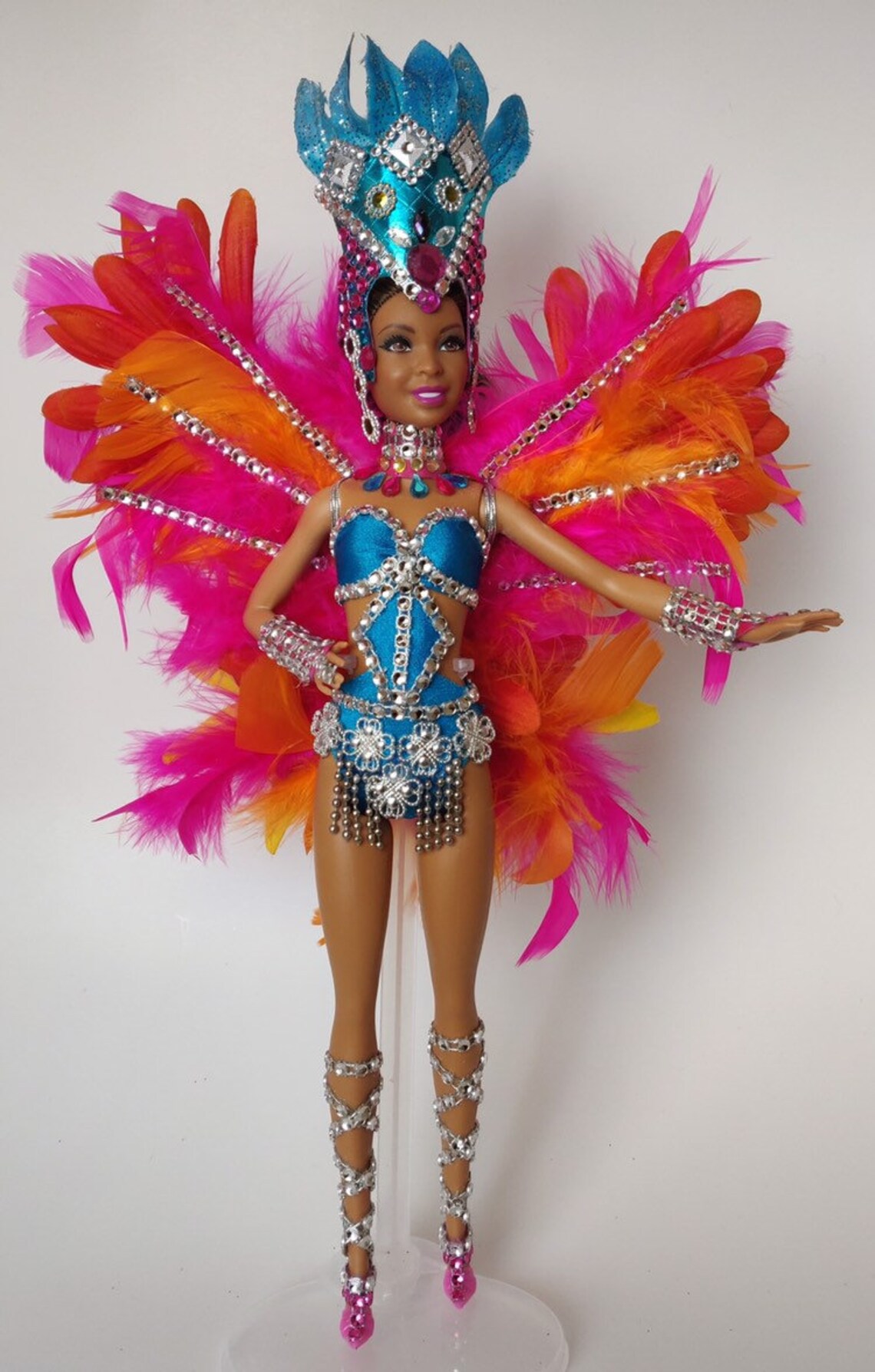 Rio Carnival Doll Brazilian Doll Samba Dancer Doll Mardi | Etsy