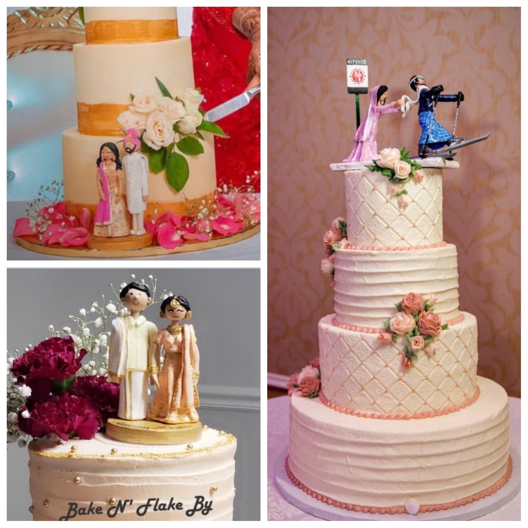 Traditional Indian Wedding Cake