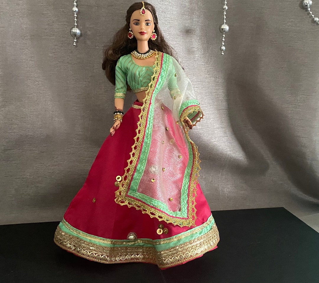 Indian Wedding Doll, Bride Doll, Indian Fashion Doll, Ethnic ...