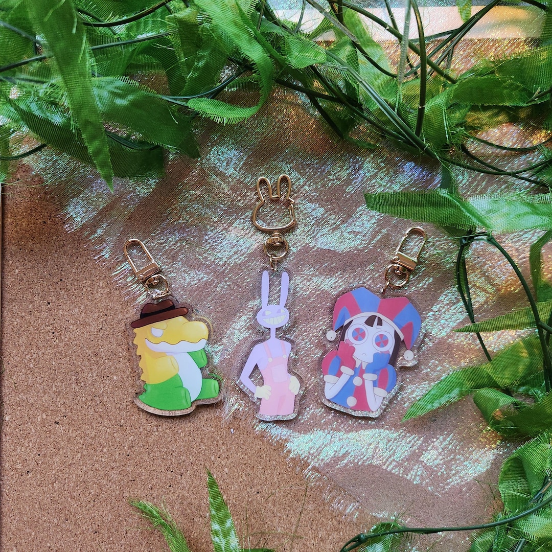 The Amazing Digital Circus Keychains - Etsy