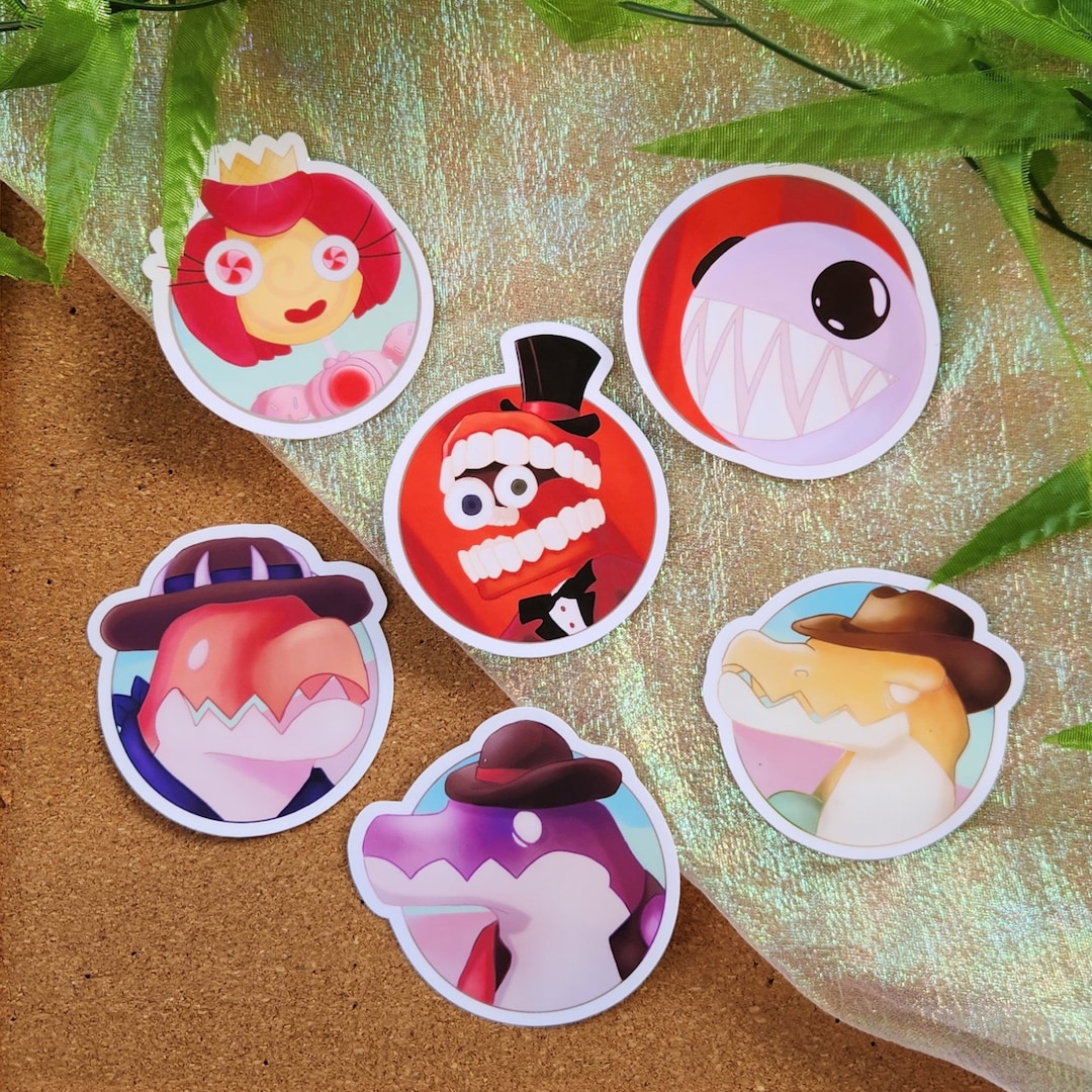 The Amazing Digital Circus Vinyl Stickers Ep 2 - Etsy