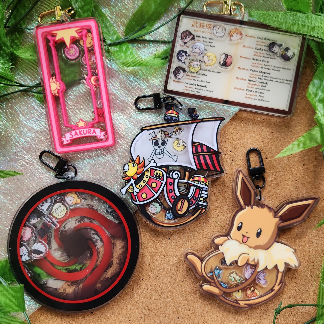 Anime Inspired Shaker Charms - Etsy