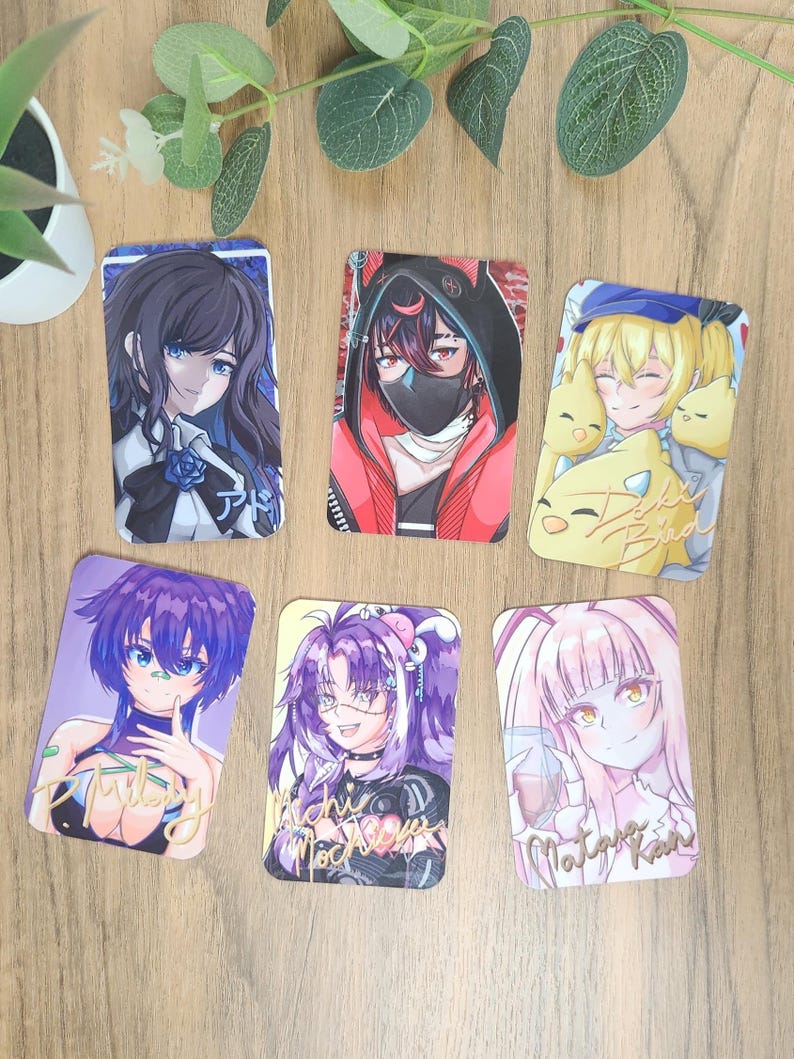 Vtuber Photocards | Michi, Matara, Kuro, Melody, Dokibird, Ado - Etsy