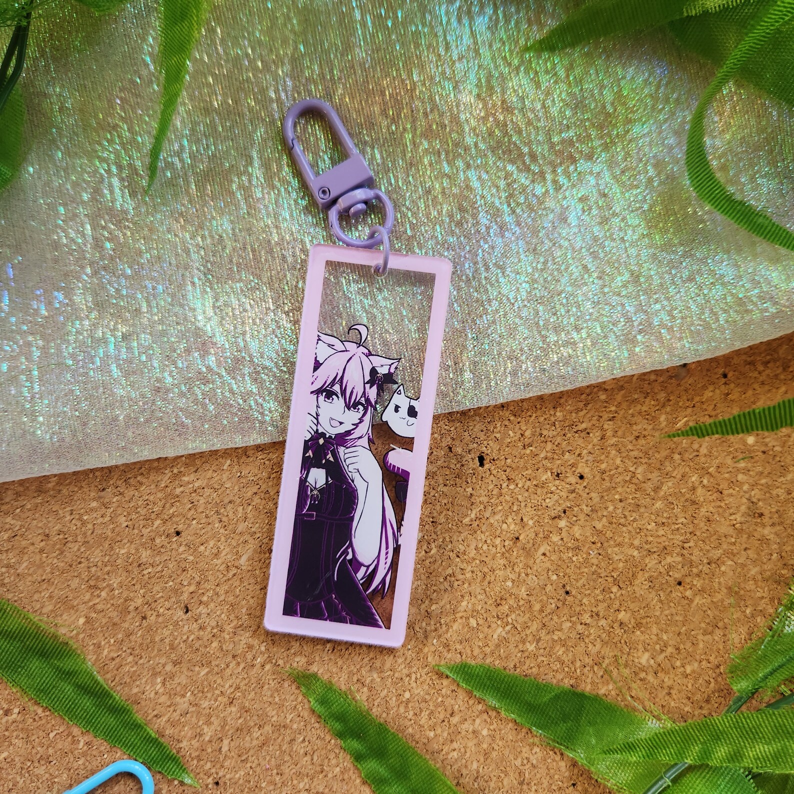 Vshojo Keychains Ironmouse, Silvervale, Nyanners - Etsy