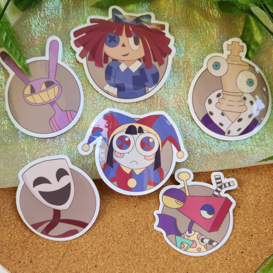 The Amazing Digital Circus Vinyl Stickers - Etsy