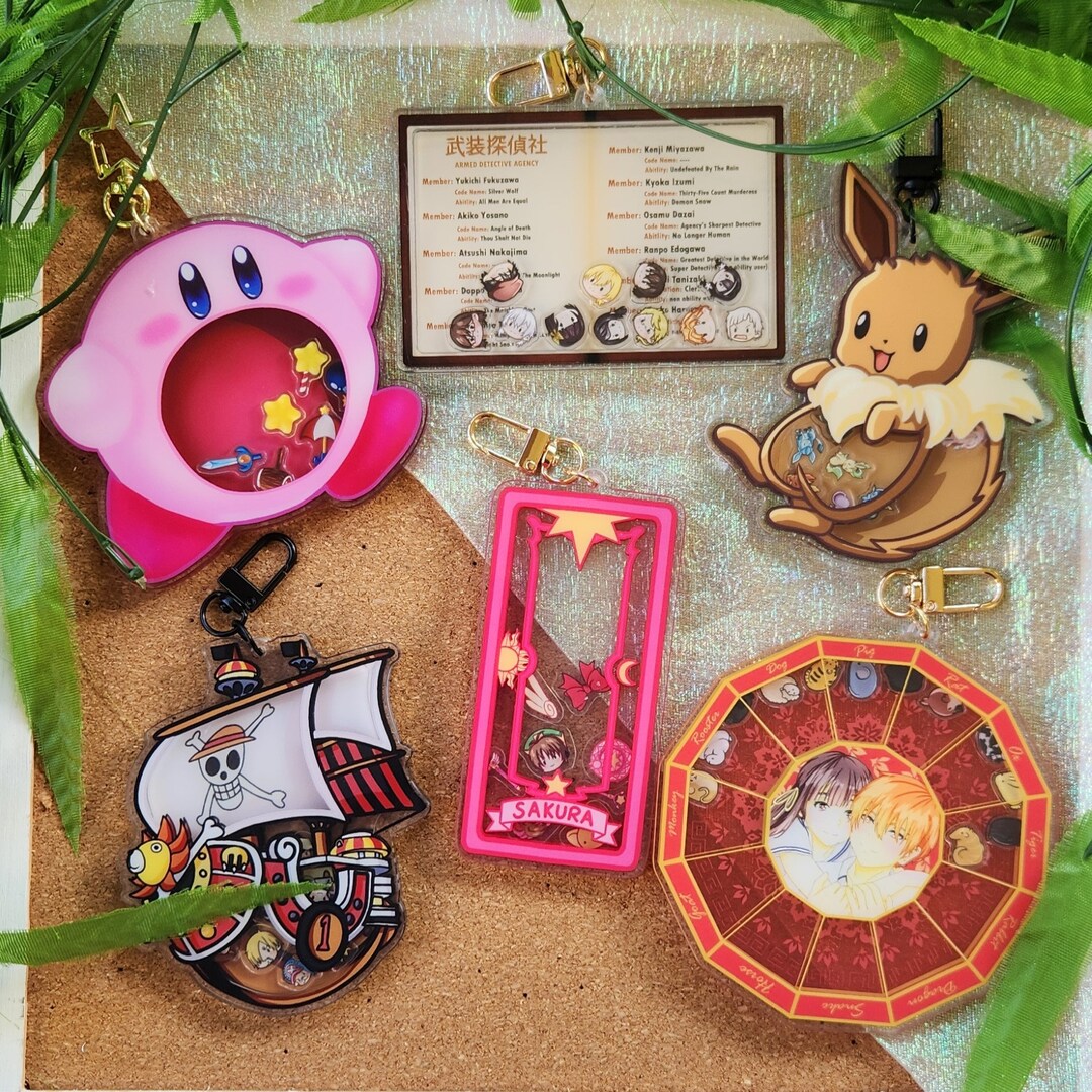 Anime Inspired Shaker Charms - Etsy