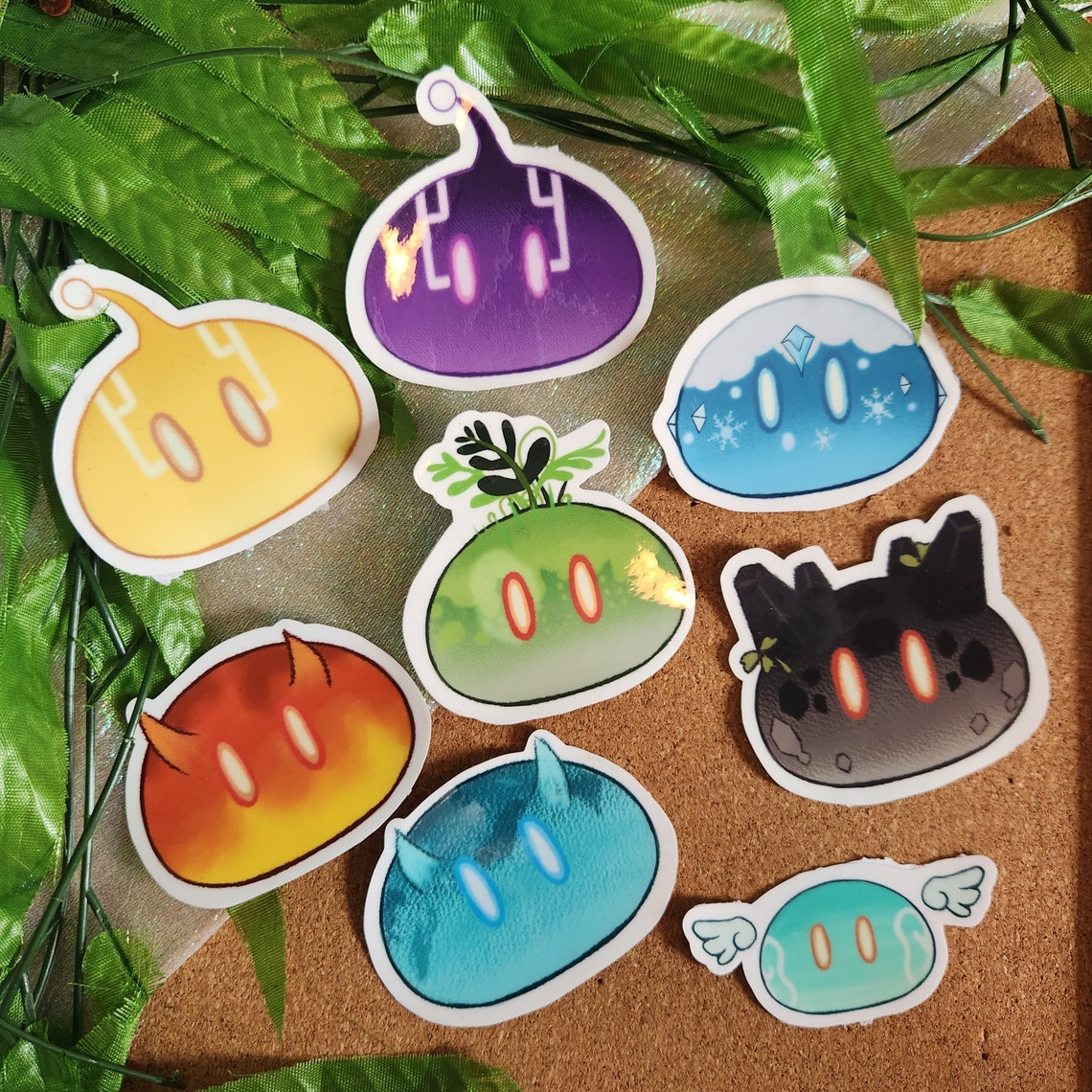 Genshin Impact Slime Stickers - Etsy