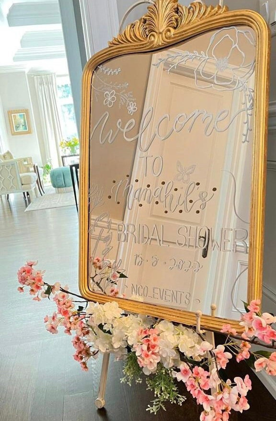 Hand Lettering on a Mirror - Etsy
