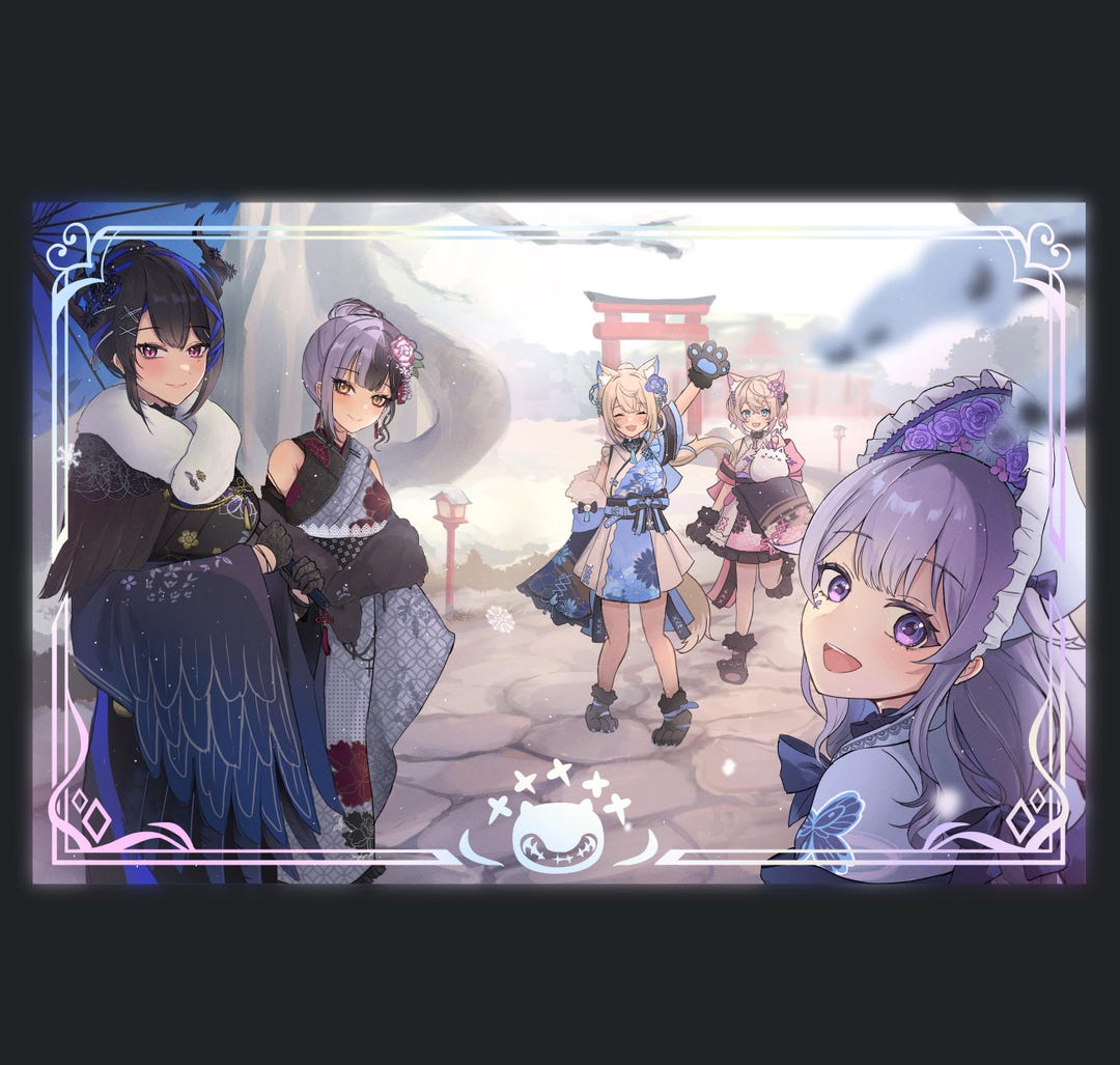 Hololive Advent Print Holographic/original 11x17" - Etsy