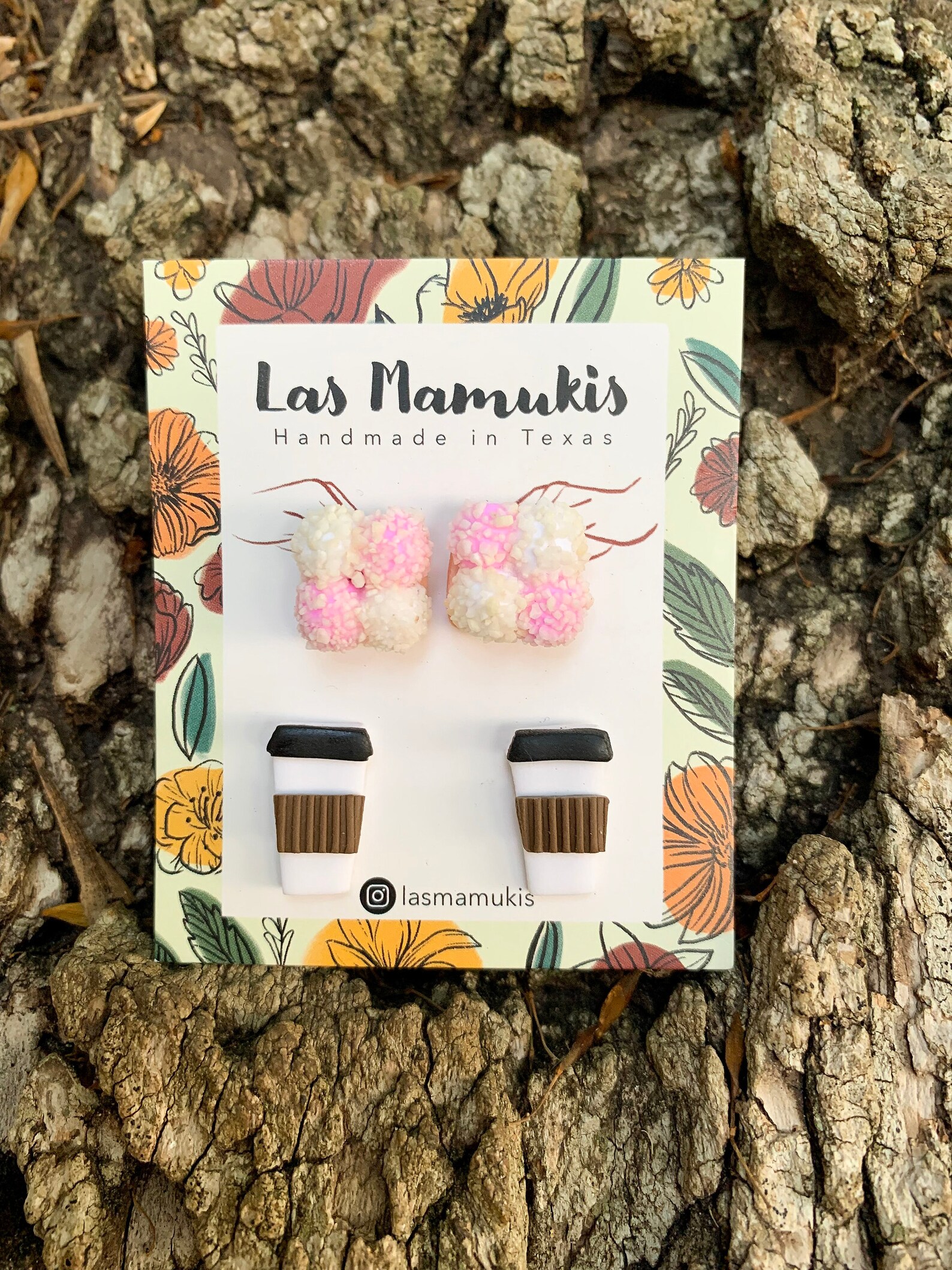 Cafecito Con Mexican Marshmallow Cookies Stud Pack Handmade | Etsy