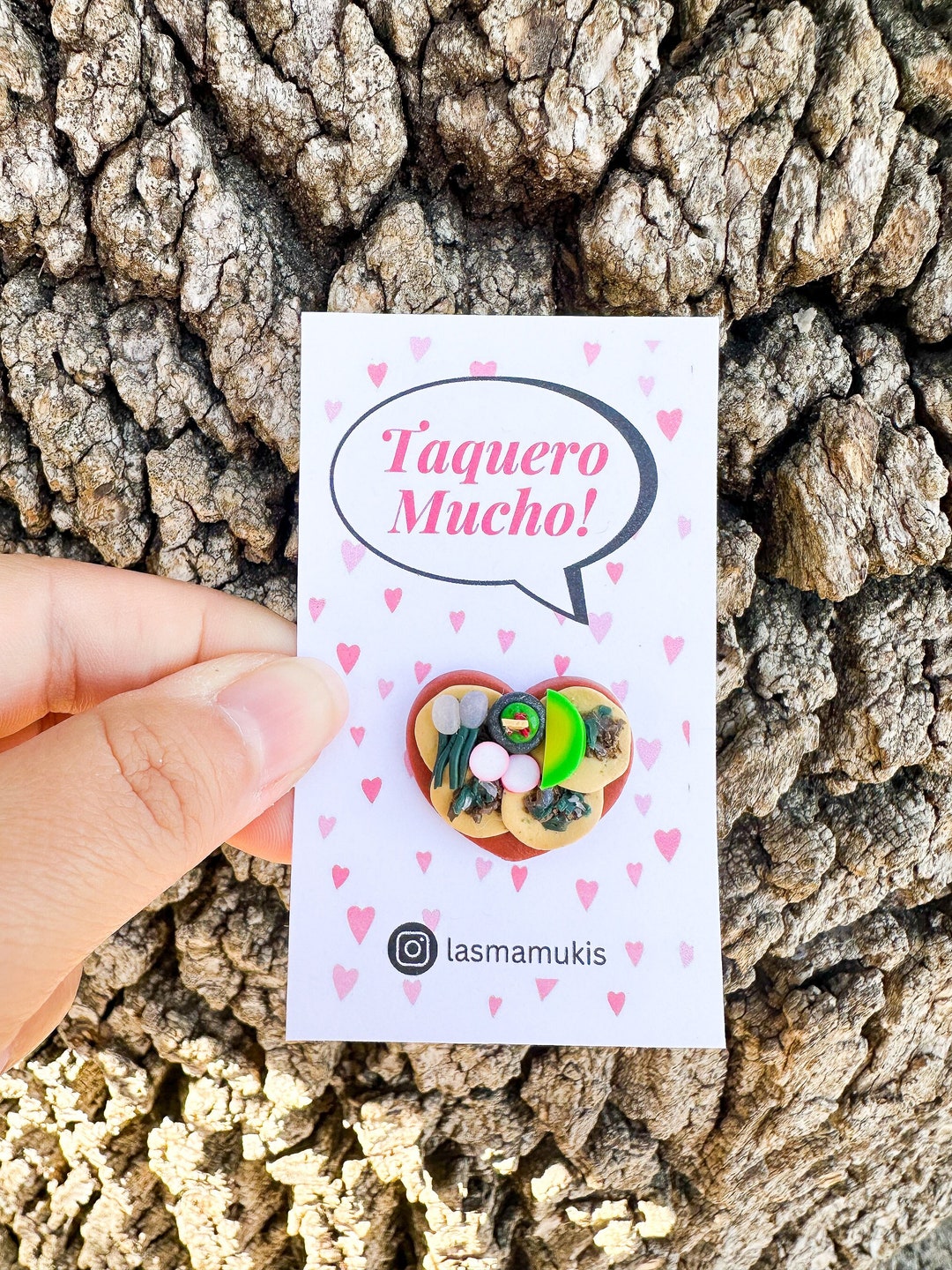 MADE TO ORDER Heart Orden De Tacos Pin | Taco Pin | Mexican Food Clay ...