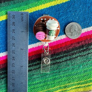 Mini Conchas Con Cafecito Badge Reel | Mexican Pan Dulce ID Holder ...