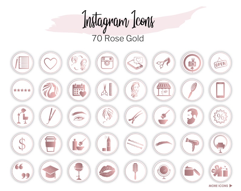 Hairstylist Instagram Story Highlight Icons Salon Highlights - Etsy