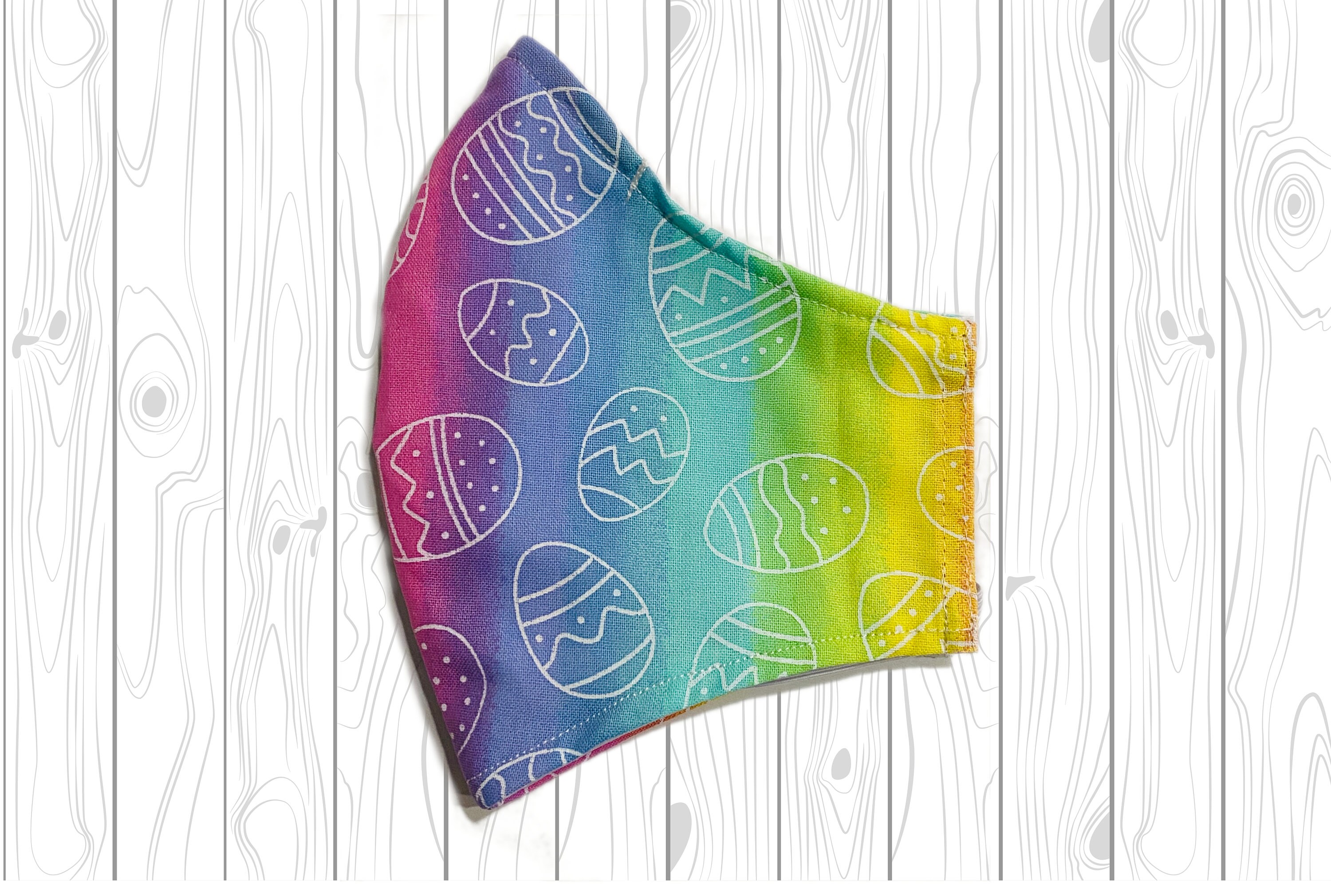 Easter face mask with nose wire filter pocket and adjustable | Etsy