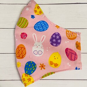 Easter Face Mask With Nose Wire, Filter Pocket and Adjustable Ear Loops ...
