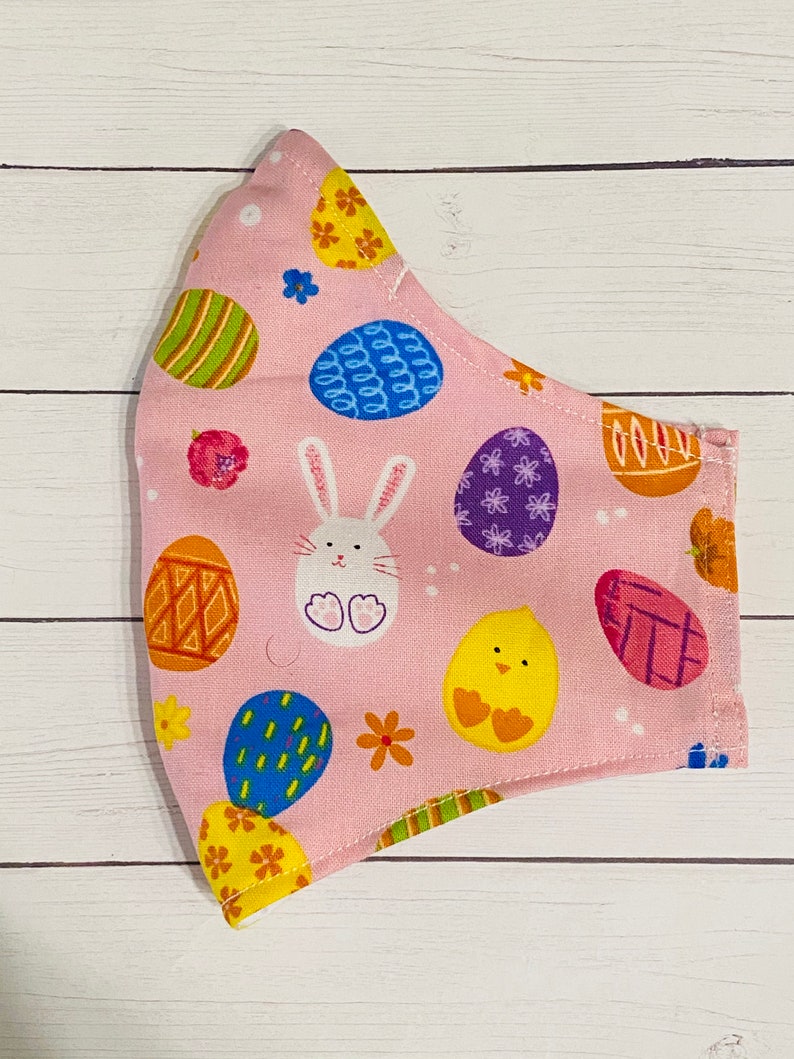 Easter Face Mask With Nose Wire Filter Pocket and Adjustable - Etsy