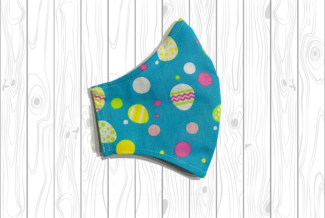 Easter Face Mask With Nose Wire Filter Pocket and Adjustable - Etsy