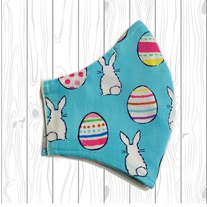 Easter Face Mask With Nose Wire, Filter Pocket and Adjustable Ear Loops ...