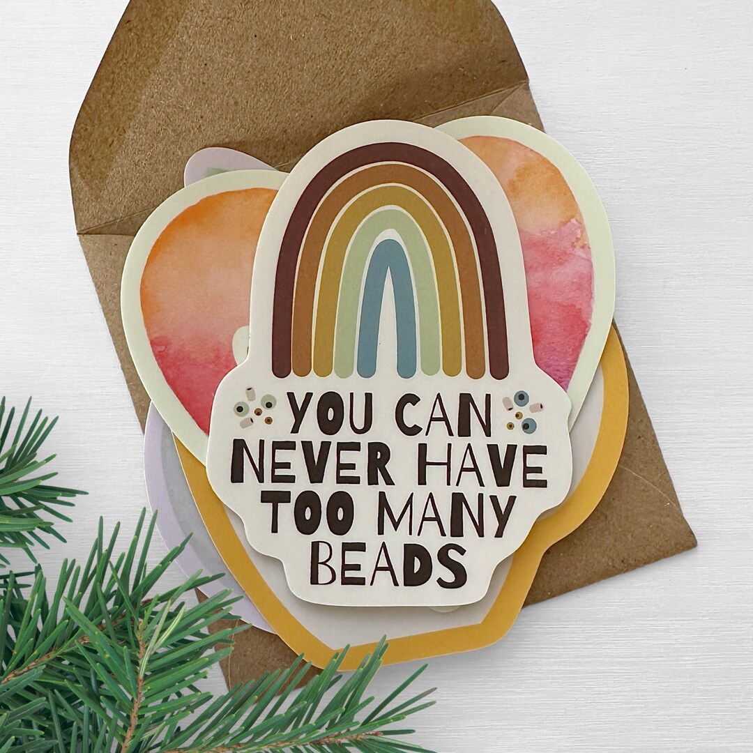 Vinyl Beading Stickers for Bead Lovers, Gift for Beader You Can Never ...