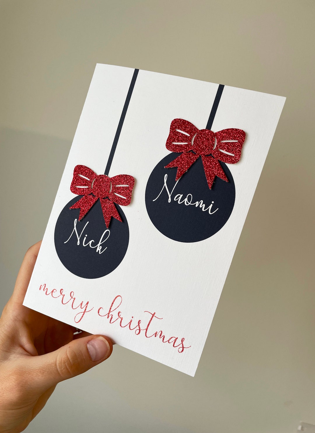 Christmas Card for a Couple, to the Both of You Christmas Card ...
