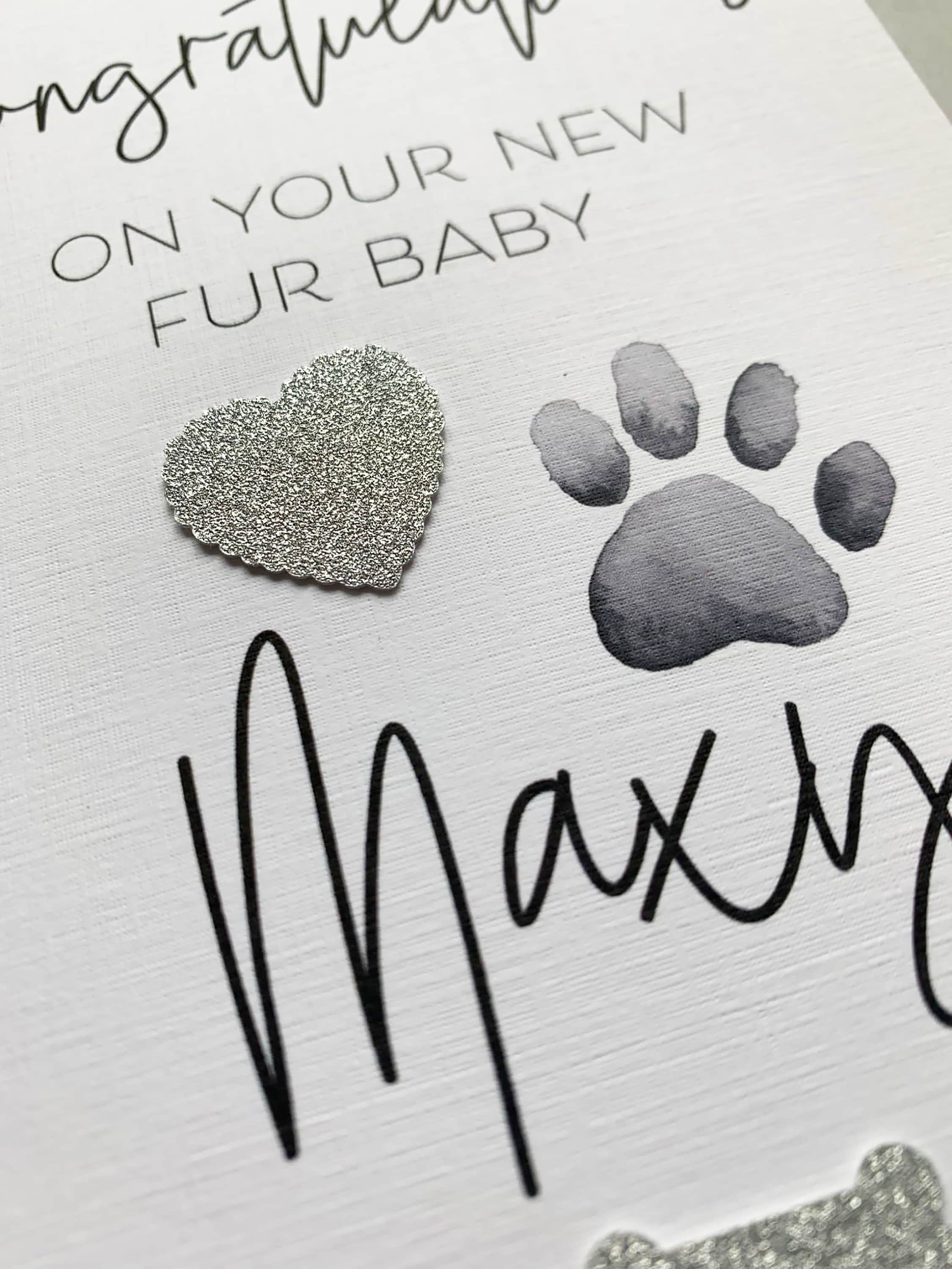 Personalised Pet Card New Puppy Card New Pet Card for Pet - Etsy UK