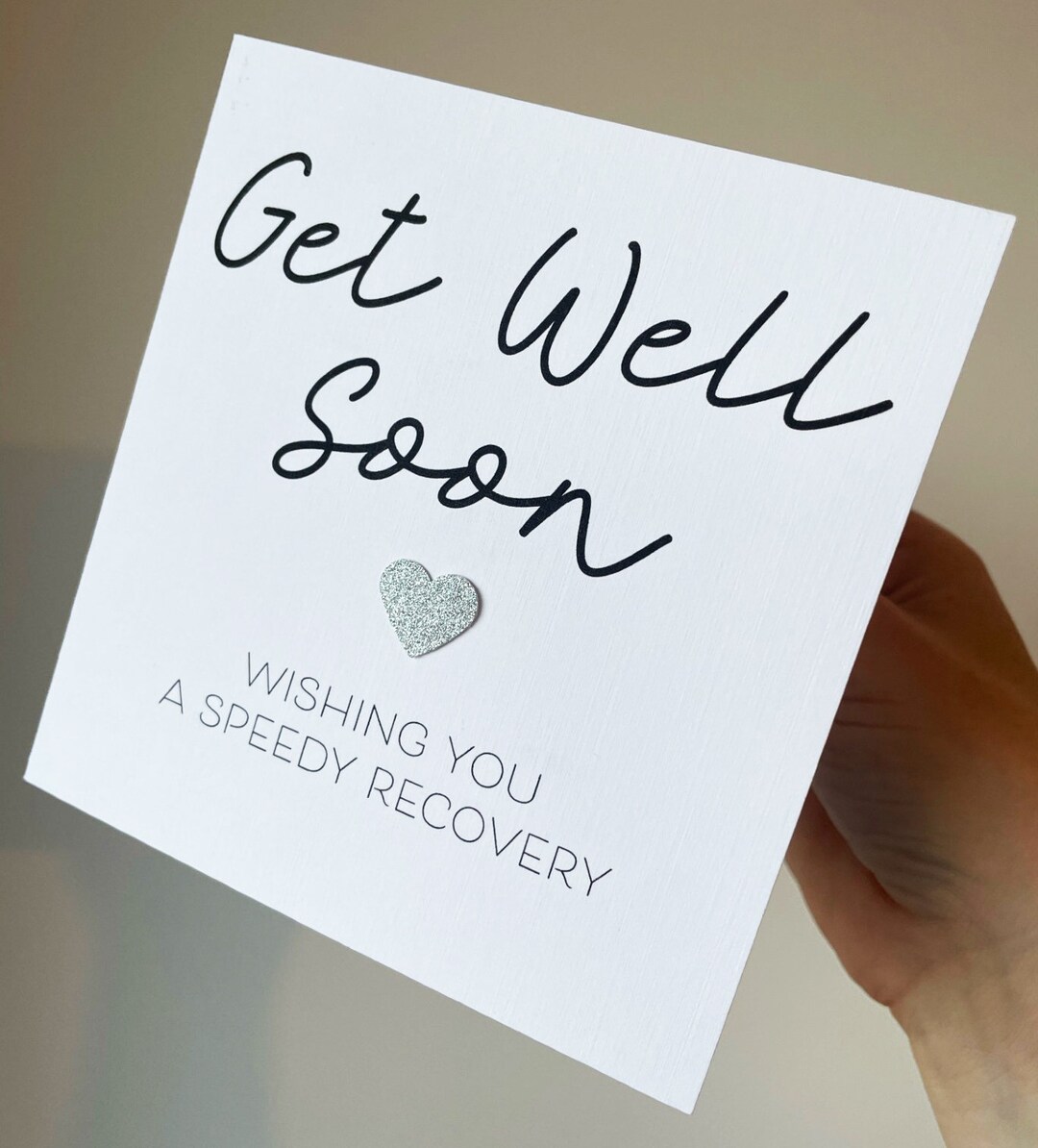 Get Well Soon Card, Simple Get Well Soon, Card to Get Well Soon, Sick ...