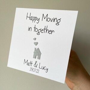 Moving in Together Card, New Home Card, Moving House Card, Personalised ...