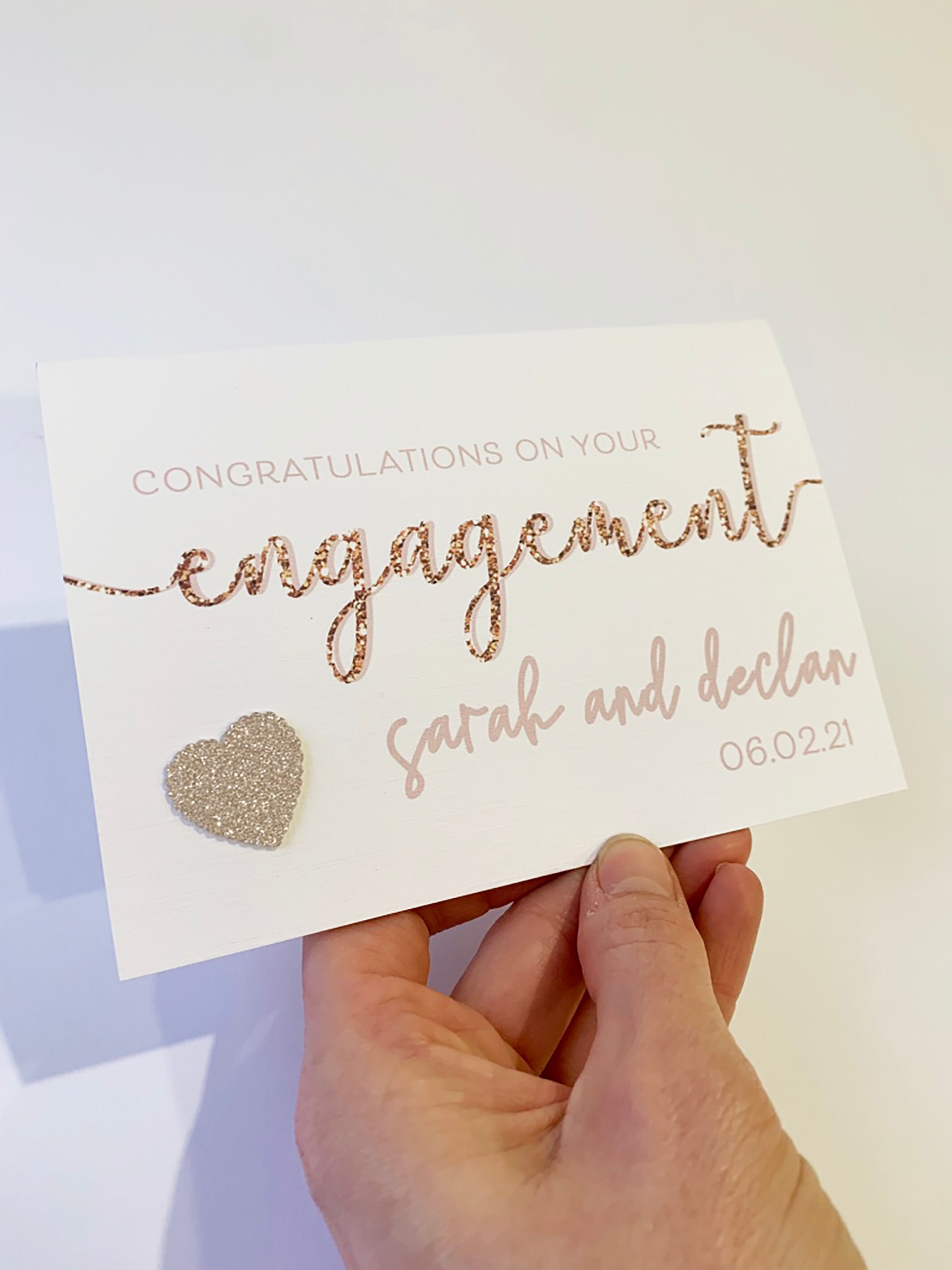 Personalised Engagement Card You're Engaged Engagement | Etsy