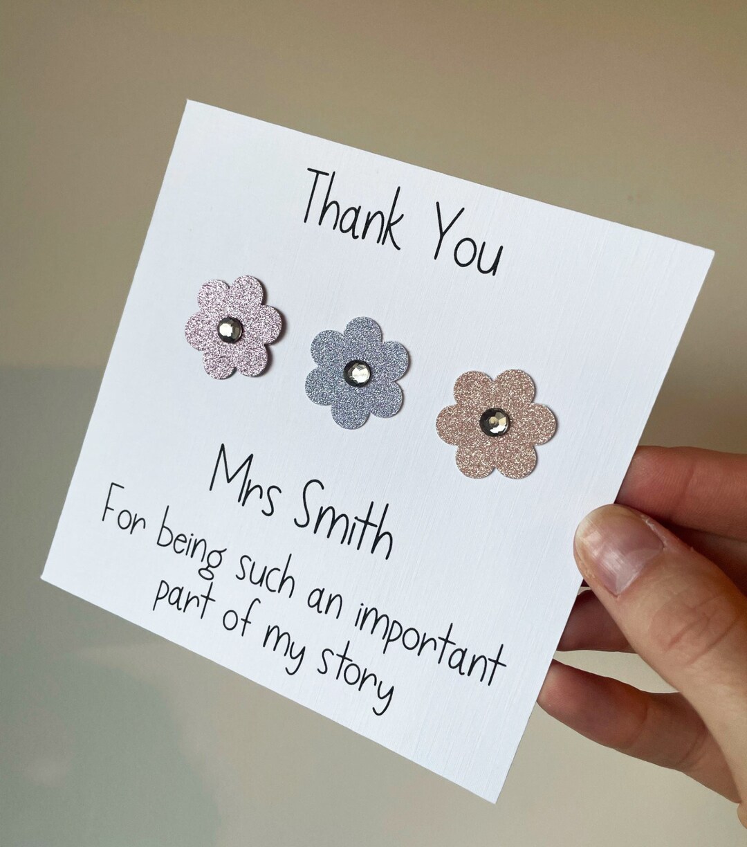 Personalised Teacher Card, Teacher Card, Thank You Teacher Card, End of ...